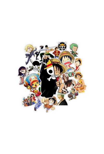 Zipzap One Piece Sticker Paketi 20 Adet Sticker