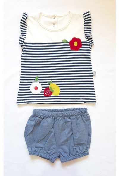 Lila Butik Şortlu Çocuk Takım