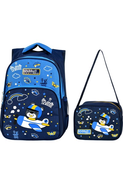 Barberri Pilot Çocuk Beslenme Çantalı Ilkokul Çantası