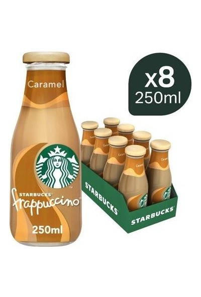 Starbucks Frappuccino Caramel Soğuk Kahve 8 x 250 ml Starbucks Frappuccino Caramel Soğuk Kahve 8 x 250 ml