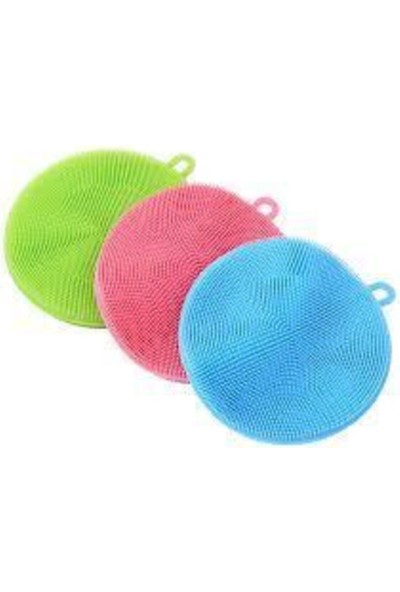 Toptan Bulurum 2 Adet Silikon Tükenmeyen Tırtıklı Mutfak Bulaşık Yıkama Fırçası Toptan Bulurum 2 Adet Silikon Tükenmeyen Tırtıklı Mutfak Bulaşık Yıkama Fırçası