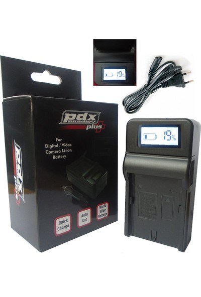 Pdx Sony Fw-50 Pil Için LED Ekranlı Şarj Cihazı Pdx Plus Pdx Sony Fw-50 Pil Için LED Ekranlı Şarj Cihazı Pdx Plus