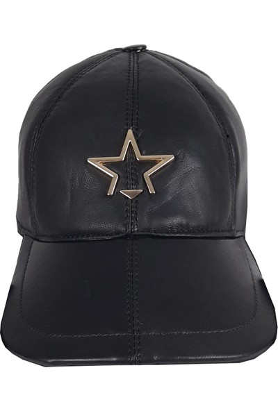 Özel Aspava Deri Kadın Hakiki Deri Şapka Siyah 3101 Özel Aspava Deri Özel Aspava Deri Kadın Hakiki Deri Şapka Siyah 3101 Özel Aspava Deri