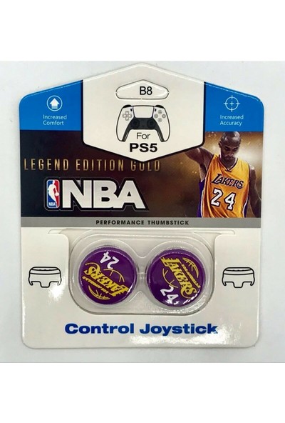 Kontrolfreek Ps5 Control Joystick Lakers Analog Koruyucu Yeni Seri Contlk