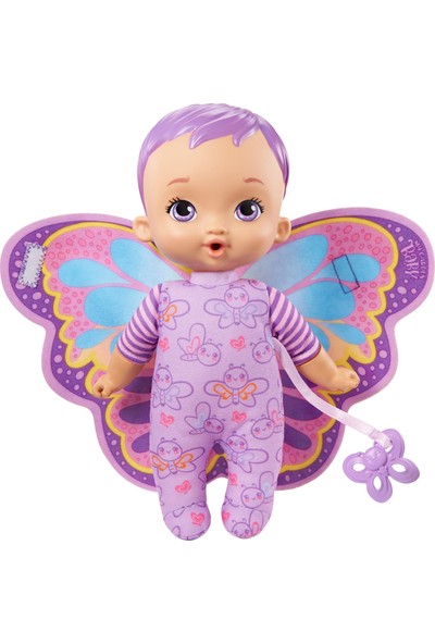 My Garden Baby Ilk Kelebek Bebeğim (23 Cm), Pelüş Kanatları ve Yumuşak Gövdesi ile Mor Saçlı My Garden Baby Ilk Kelebek Bebeğim (23 Cm), Pelüş Kanatları ve Yumuşak Gövdesi ile Mor Saçlı
