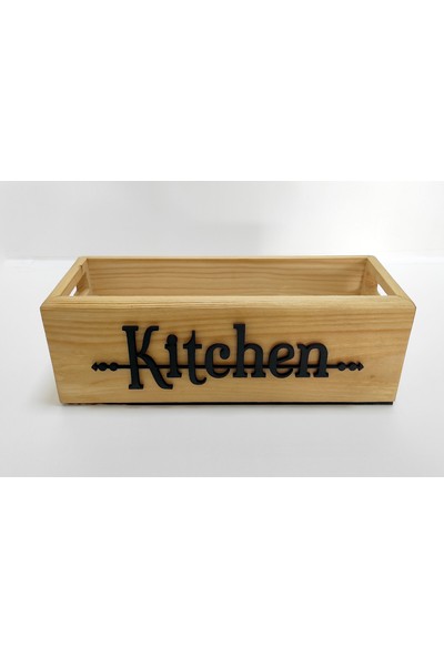 Wood Retro Ahşap Kutu Organizer