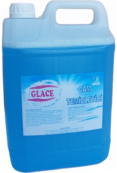 Glace Cam Sil - Cam ve Parlak Yüzey Temizleyici 5 Lt