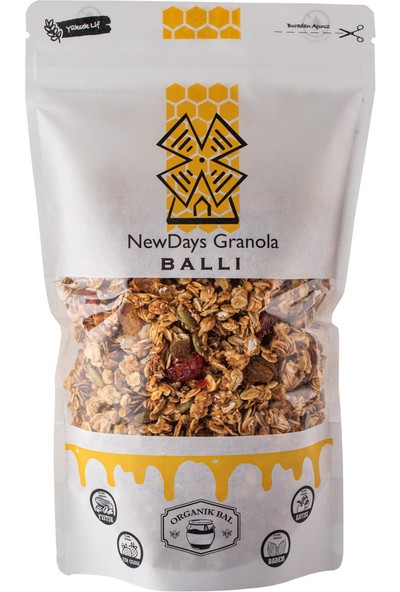 New Days Granola Ballı Granola 400 gr New Days Granola Ballı Granola 400 gr