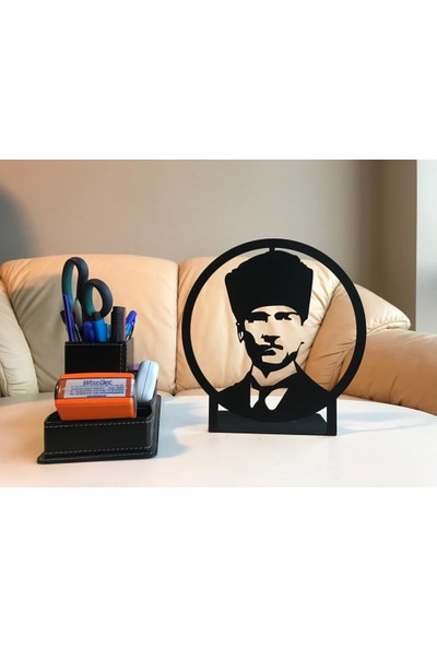 WiseDec Atatürk Masa Üstü Metal Dekor
