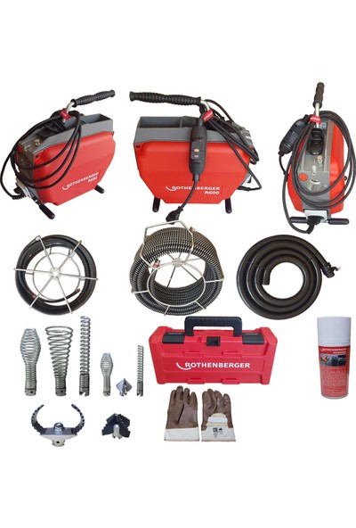 Rothenberger R600 Profesyonel Kanal Gider Açma Makinesi Rothenberger R600 Profesyonel Kanal Gider Açma Makinesi