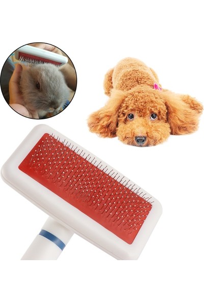 Zayrok Evcil Hayvan Kedi Köpek Fırçası Telli Beyaz Zayrok Evcil Hayvan Kedi Köpek Fırçası Telli Beyaz