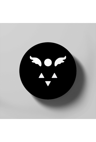 Fizello Deltarune Logo Bardak Altlığı