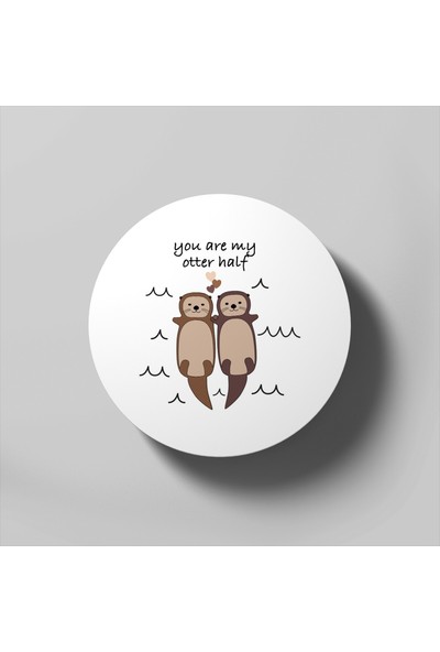 Fizello You Are My Otter Half Bardak Altlığı