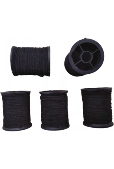 Kezban Tekstil Lastik Makara ip Lastik Siyah 5 Adet