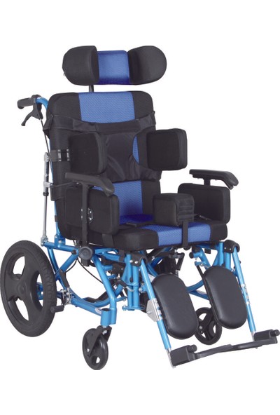 Jender Serebral Palsi Özel Çocuk Tekerlekli Sandalyesi 41CM