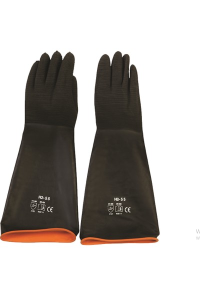 Latex 60 cm Su Geçirmez Asit Eldiveni