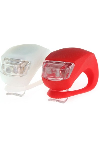 Turkish A2Z Kırmızı Beyaz Çift Renkli LED Lamba Kurbağa Silikon Işık 3 Kademeli Bisiklet Gidon Işığı 2'li Turkish A2Z Kırmızı Beyaz Çift Renkli LED Lamba Kurbağa Silikon Işık 3 Kademeli Bisiklet Gidon Işığı 2'li