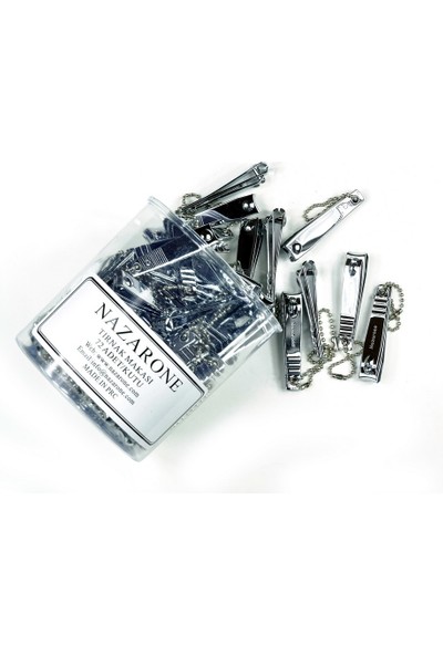 Nazarone Şeffaf Kutu Tırnak Makas Küçük