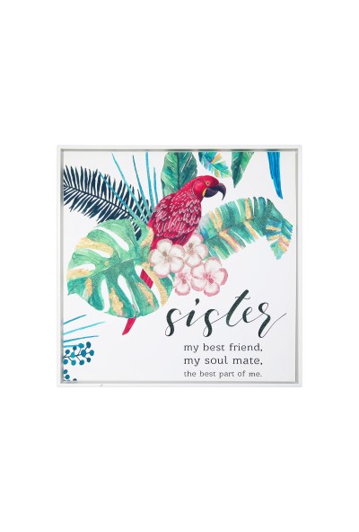 Le Atölye Papağan ve Yapraklar