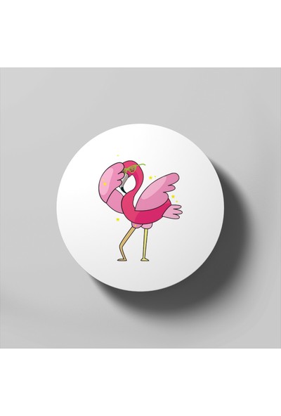 Fizello Flamingo Bardak Altlığı