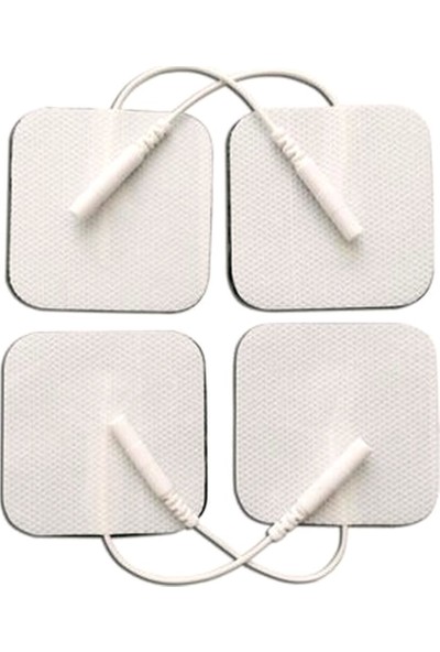 Neler Geldi Neler Tens Elektrodu Yapışkanlı 5 x 5 cm 4'lü Paket Tens Pedi Kablolu Soketli Neler Geldi Neler Tens Elektrodu Yapışkanlı 5 x 5 cm 4'lü Paket Tens Pedi Kablolu Soketli