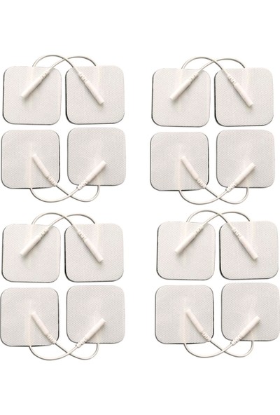 Neler Geldi Neler Tens Elektrodu Yapışkanlı 5 x 5 cm 16 Adet Tens Pedi Kablolu Soketli Neler Geldi Neler Tens Elektrodu Yapışkanlı 5 x 5 cm 16 Adet Tens Pedi Kablolu Soketli