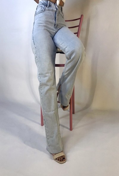 Benedetto Yüksek Bel Jean Pantolon