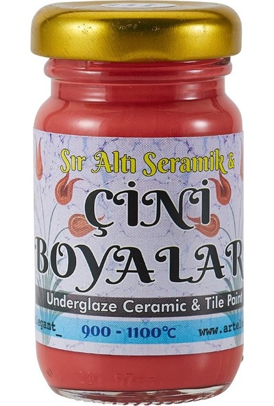 Ümraniye Hobi Sanat Sır Altı Seramik Çini Boyası Bayrak Kırmızı 50 cc Ümraniye Hobi Sanat Sır Altı Seramik Çini Boyası Bayrak Kırmızı 50 cc