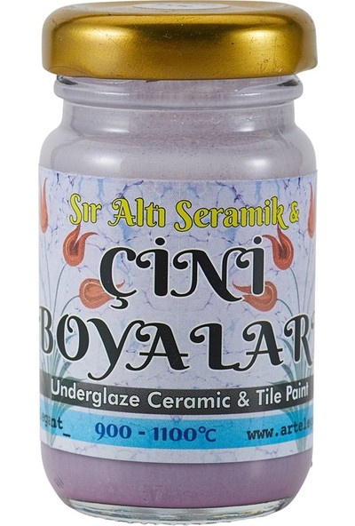 Ümraniye Hobi Sanat Sır Altı Seramik Çini Boyası Mor 50 cc Ümraniye Hobi Sanat Sır Altı Seramik Çini Boyası Mor 50 cc
