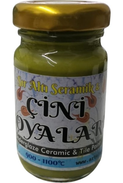 Ümraniye Hobi Sanat Sır Altı Seramik Çini Boyası Zeytuni Yeşil 50 cc Ümraniye Hobi Sanat Sır Altı Seramik Çini Boyası Zeytuni Yeşil 50 cc