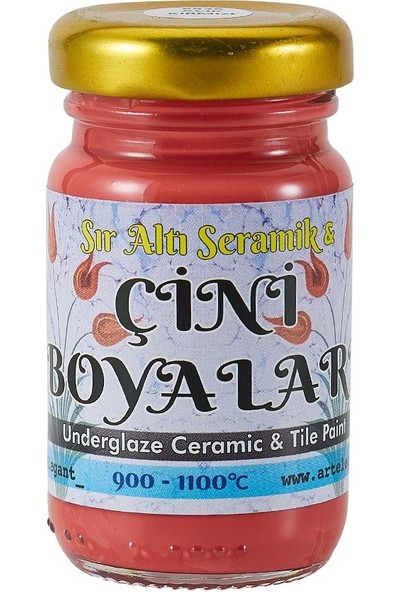 Ümraniye Hobi Sanat Sır Altı Seramik Çini Boyası Pembe Gülü 50 cc Ümraniye Hobi Sanat Sır Altı Seramik Çini Boyası Pembe Gülü 50 cc