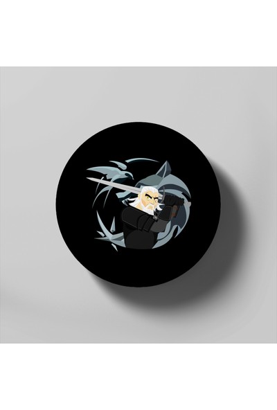 Fizello Geralt, The Witcher Of Rivia Bardak Altlığı Fizello Geralt, The Witcher Of Rivia Bardak Altlığı