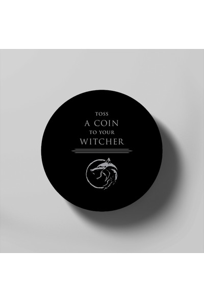 Fizello Toss A Coin To Your Witcher Bardak Altlığı Fizello Toss A Coin To Your Witcher Bardak Altlığı