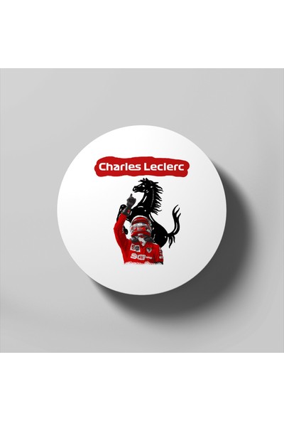 Fizello Charles Leclerc Ferrari Design Bardak Altlığı Fizello Charles Leclerc Ferrari Design Bardak Altlığı