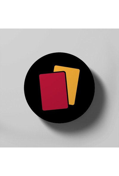 Fizello Referee Cards Bardak Altlığı