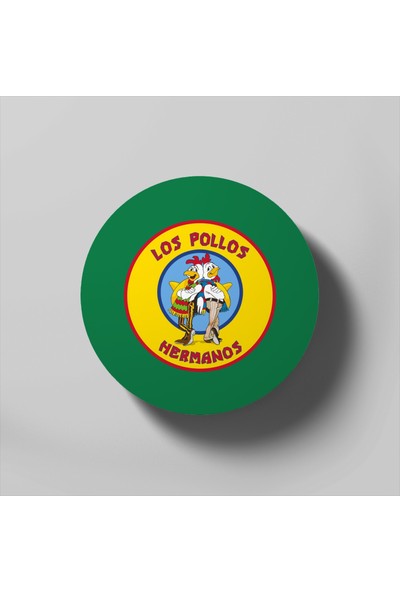 Fizello Los Pollos Hermanos Logo Bardak Altlığı Fizello Los Pollos Hermanos Logo Bardak Altlığı