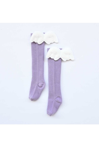 Le Mabelle Lila Kanatlı Çorap Le Mabelle Lila Kanatlı Çorap