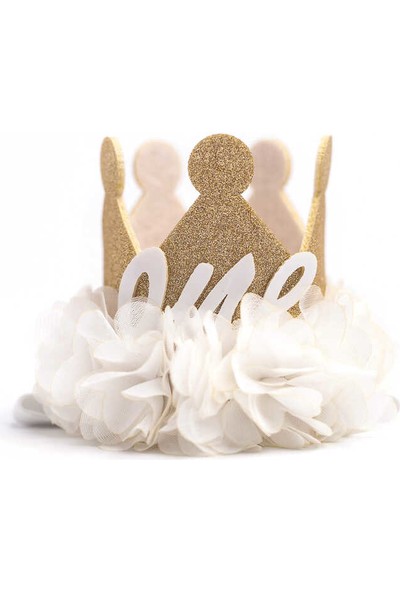 Le Mabelle 1 Yaş Doğumgünü Tacı-Beyaz Le Mabelle 1 Yaş Doğumgünü Tacı-Beyaz