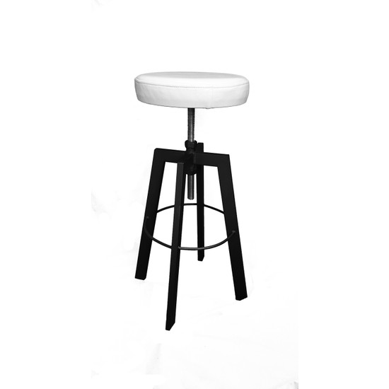 Presto Bar Sandalyesi Bar Taburesi Beyaz Deri Oturak Fiyatı