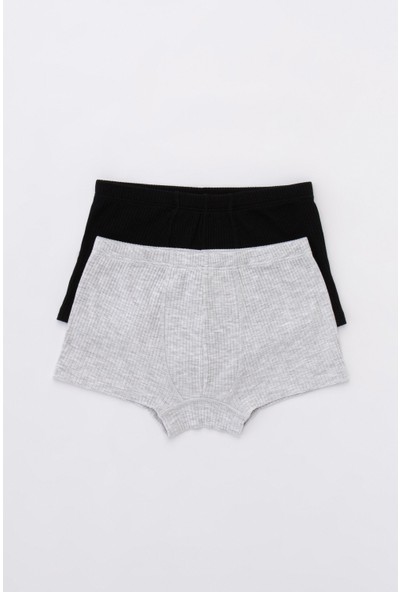 Penti Siyah Melange Erkek Çocuk Mono 2li Boxer