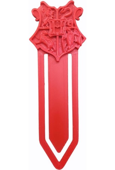 Tvet T40315 Hogwarts Amblemli Kitap Ayracı Kırmızı