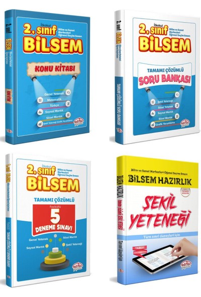Editör Yayınları 2.Sınıf Bilsem Hazırlık Tam Set Editör Yayınları 2.Sınıf Bilsem Hazırlık Tam Set