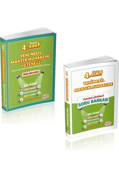 Editör Yayınları 4.Sınıf Bilsem Hazırlık Konu Anlatımı ve Soru Bankası Seti