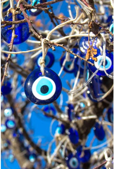 Lira 4cm 100 Adet Ağaç Süsleme Dekor Süsleme Delikli Cam Nazar Boncuğu PNR0243 Lira 4cm 100 Adet Ağaç Süsleme Dekor Süsleme Delikli Cam Nazar Boncuğu PNR0243