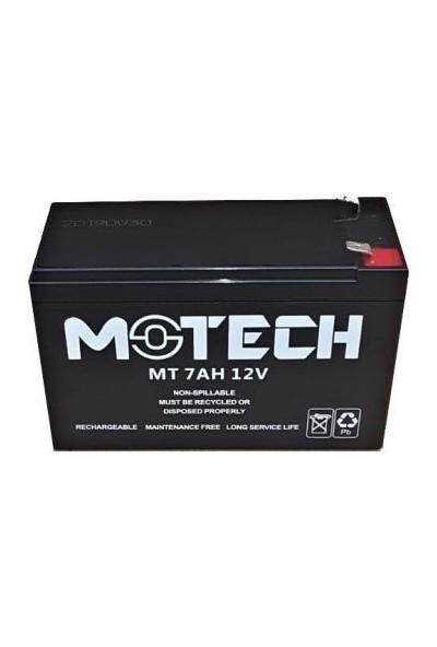 Motech 7 Amper 12V Jel Akü Motech 7 Amper 12V Jel Akü