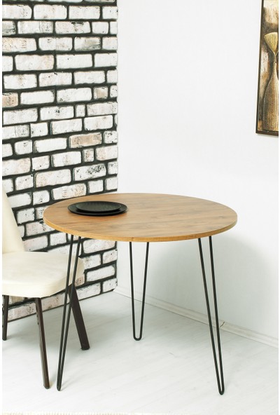 Hey Modüler Mobilya Hey Yuvarlak Masa - Balkon Masası - Fiskos Çok Amaçlı Masa