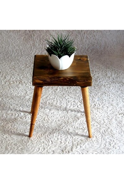 Nur Ahşap Yan Sehpa