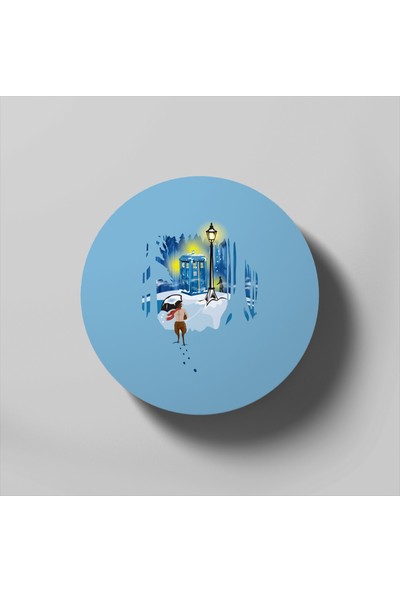 Fizello Dr Who - Top Ten #10 (Dr Who In Narnia) Bardak Altlığı