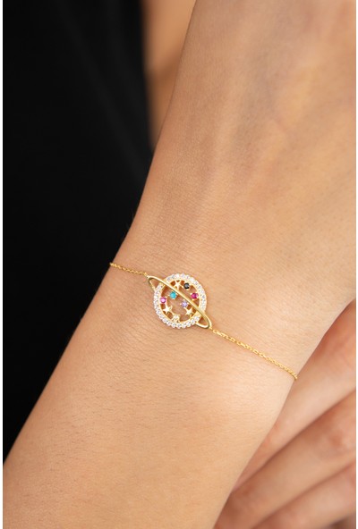 Elika Silver Kadın Gezegen Model 925 Ayar Gümüş Bileklik Elika Silver Kadın Gezegen Model 925 Ayar Gümüş Bileklik