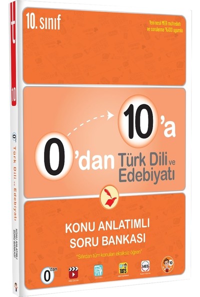 Tonguç Akademi 0'dan 10'a Türk Dili ve Edebiyatı Konu Anlatımlı Soru Bankası